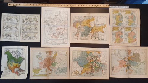 Vintage 27 Country Maps Ephemera Junk Journaling Prints Collage France Germany | eBay