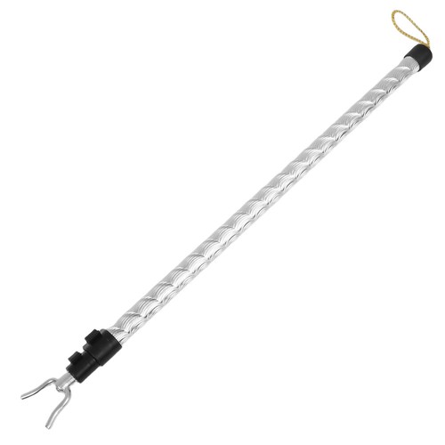 Retractable Clothes Rod Closet Pole with Hook Telescopic Rail Travel ...