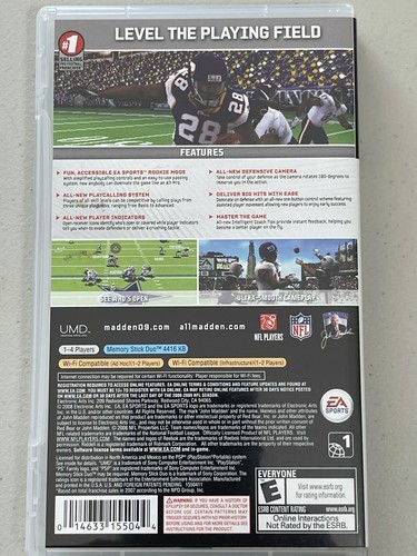 Madden NFL 09 (Sony PSP, 2008) - European Version for sale online | eBay