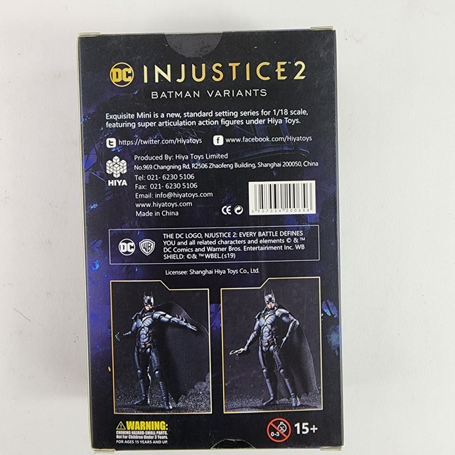 Hiya Toys DC Comics Injustice 2 Batman Enhanced 1 18 Scale Action ...