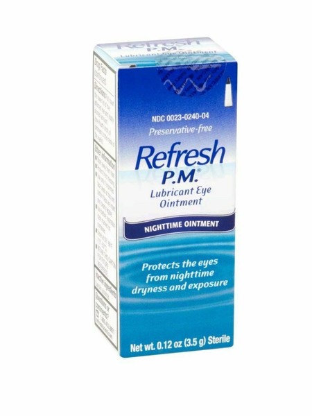 REFRESH Sensitive PM Lubricant Eye Ointment 0.12oz 300230667043t876 for ...