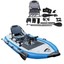 Inflatable PVC 1 Person Fishing Drifting Pedal Kayak Raft Boat NEW | eBay