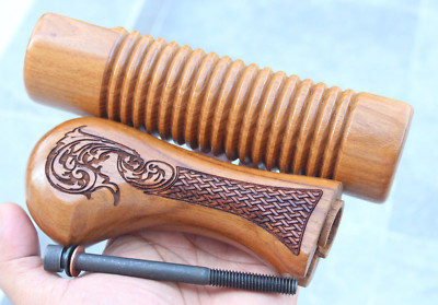 NEW MOSSBERG 590 SHOCKWAVE 12 GA. TEAK WOOD STOCK & FOREND ENGRAVED | eBay