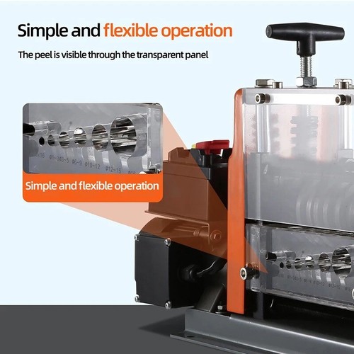 Electric Multi-Channel Wire Stripping Machine Waste Cable Skinning and ...