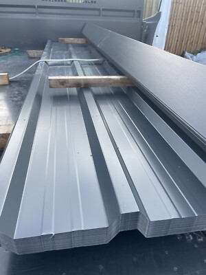 Anthracite Grey Roofing Sheets 1metre Cover Box Profile 8ft | eBay UK