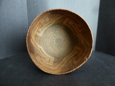 Native American Indian Antique 1904 Pima or O’odham basket with Maze ...