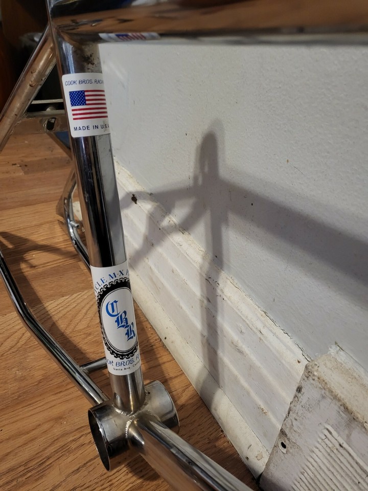 OLD SCHOOL BMX 1981 COOK BROTHERS 24" CRUISER FRAME FORKS HEADSET 1 of ...