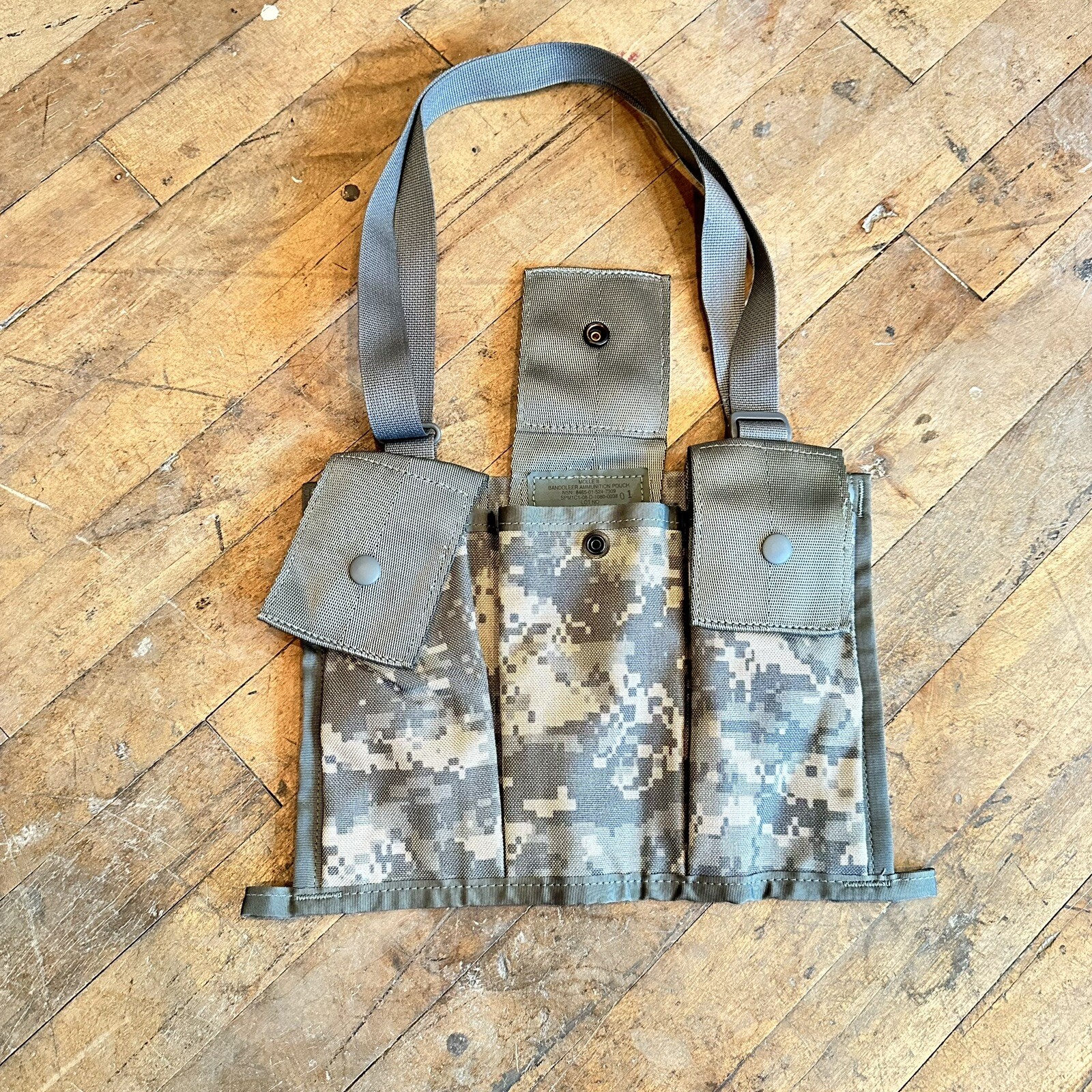 Lot of 10 - ACU UCP Bandoleer Pouch 3 - Mag Military Army Pouches ...