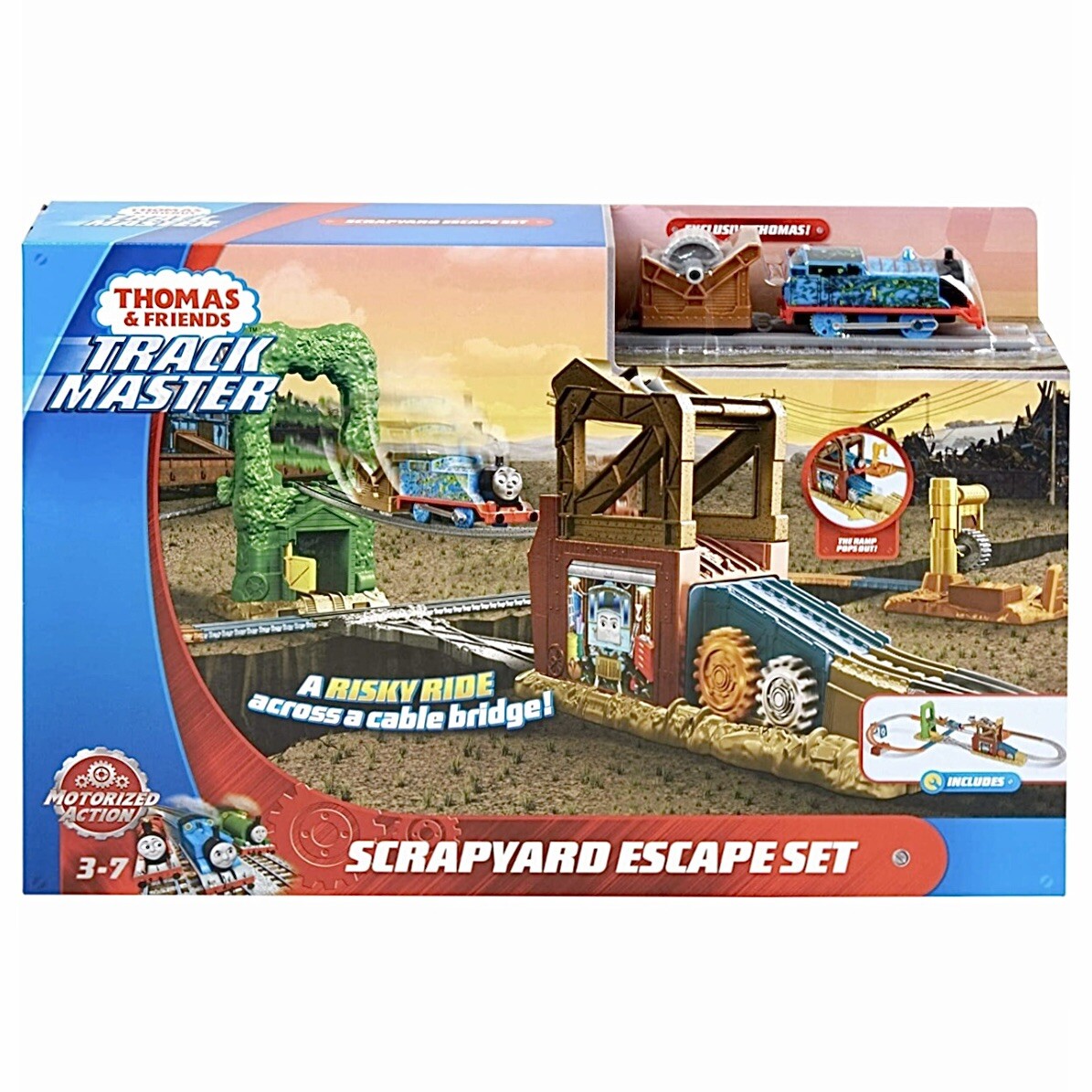 Thomas & Friends TrackMaster Scrapyard Escape Set in Journey Beyond ...