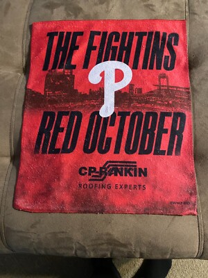 Philadelphia Phillies 2023 NLCS Game 1 Red October Rally Towel 10/16/23 ...
