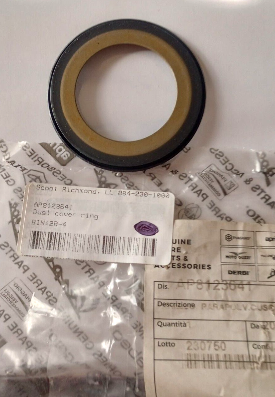 Dust Cover Ring Aprilia, Moto Guzzi NOS AP8123641(L-7298) | eBay