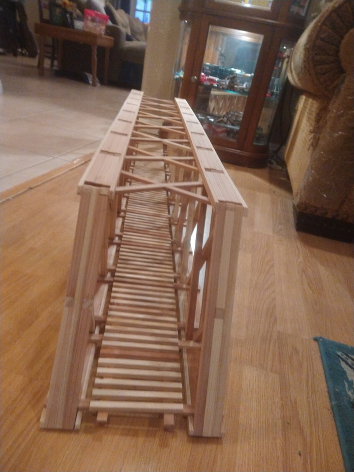 G Scale Truss Bridge 66"! Model Train Garden Trestle Use With USA LGB ...