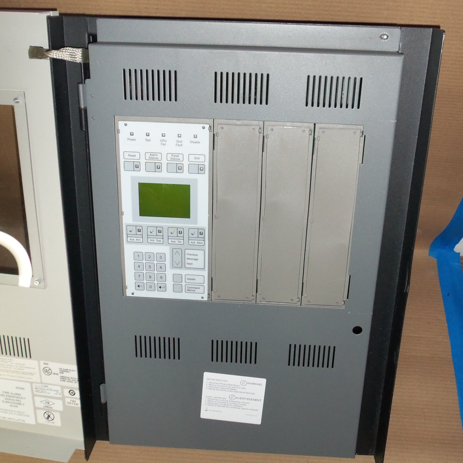 EDWARDS EST3 COMMERCIAL FIRE ALARM SECURITY EMERGENCY PANEL CONTROL ...