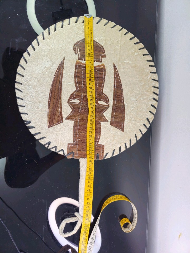🔥Agu Handmade Igbo Trad Hand fan ChieftaincyNZE OZO Festival suede ...