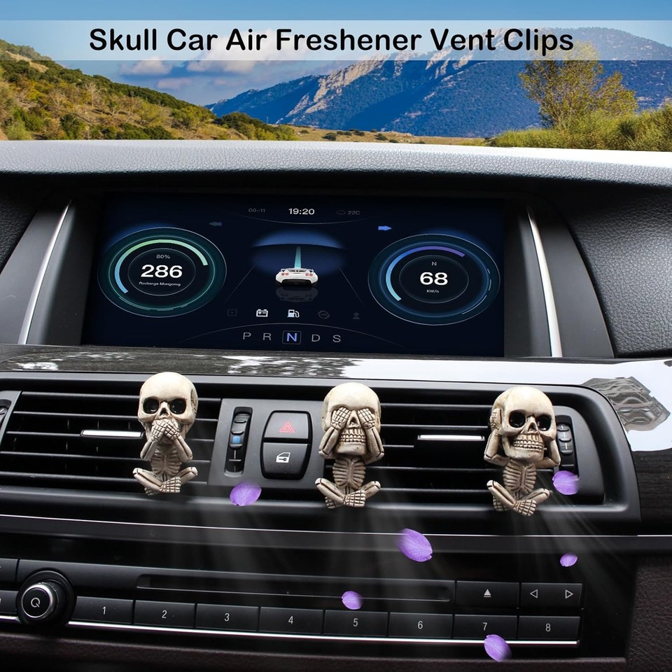 Car Air Fresheners Vent Clips with 10 ml Pure Lavender Essential Oil ...