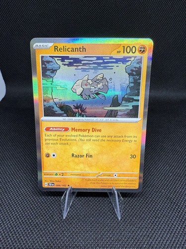 Relicanth 084/162 Holo Rare Pokémon TCG- Scarlet & Violet: Temporal ...