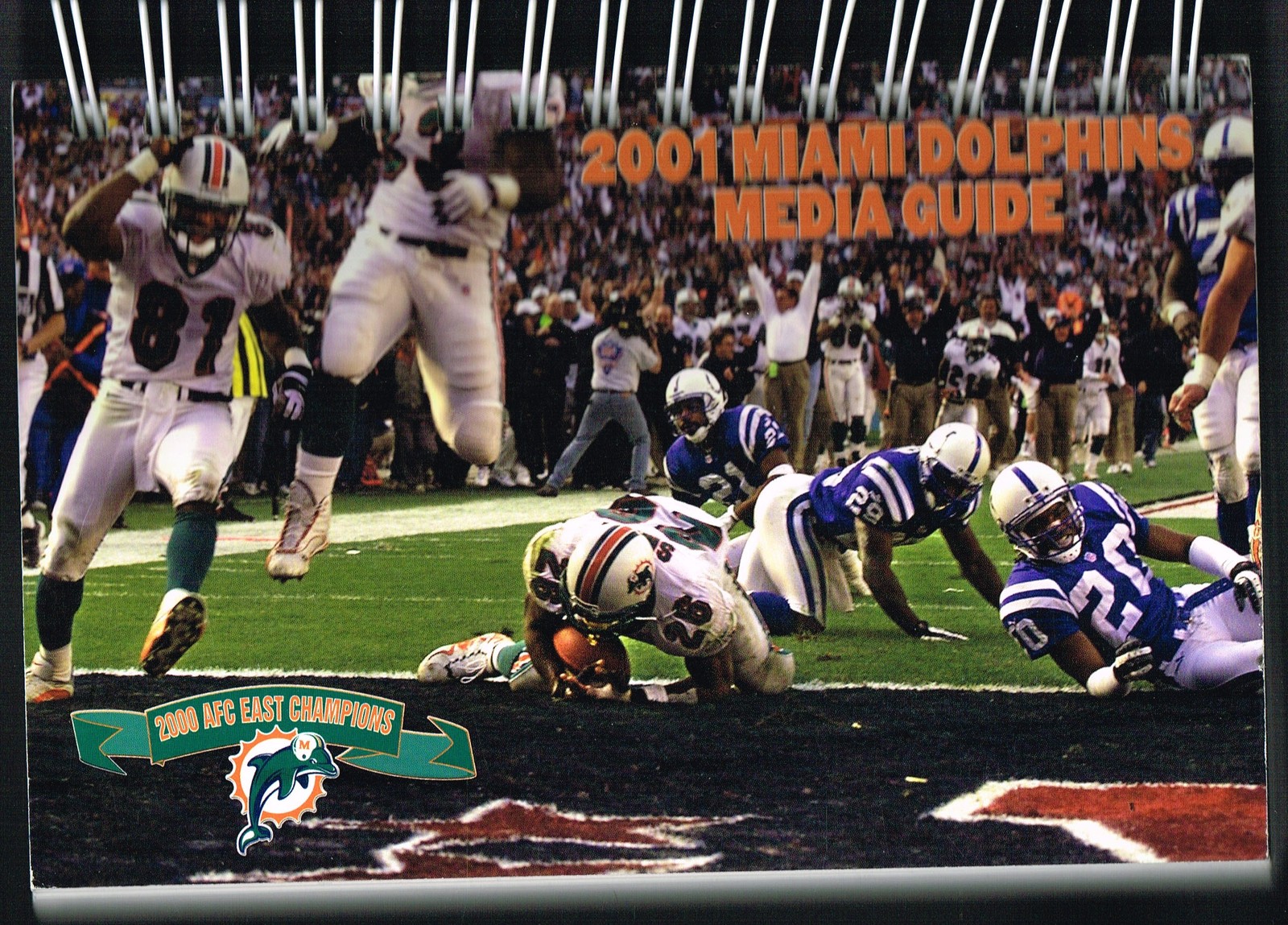 2001 Miami Dolphins NFL Football Media GUIDE | eBay