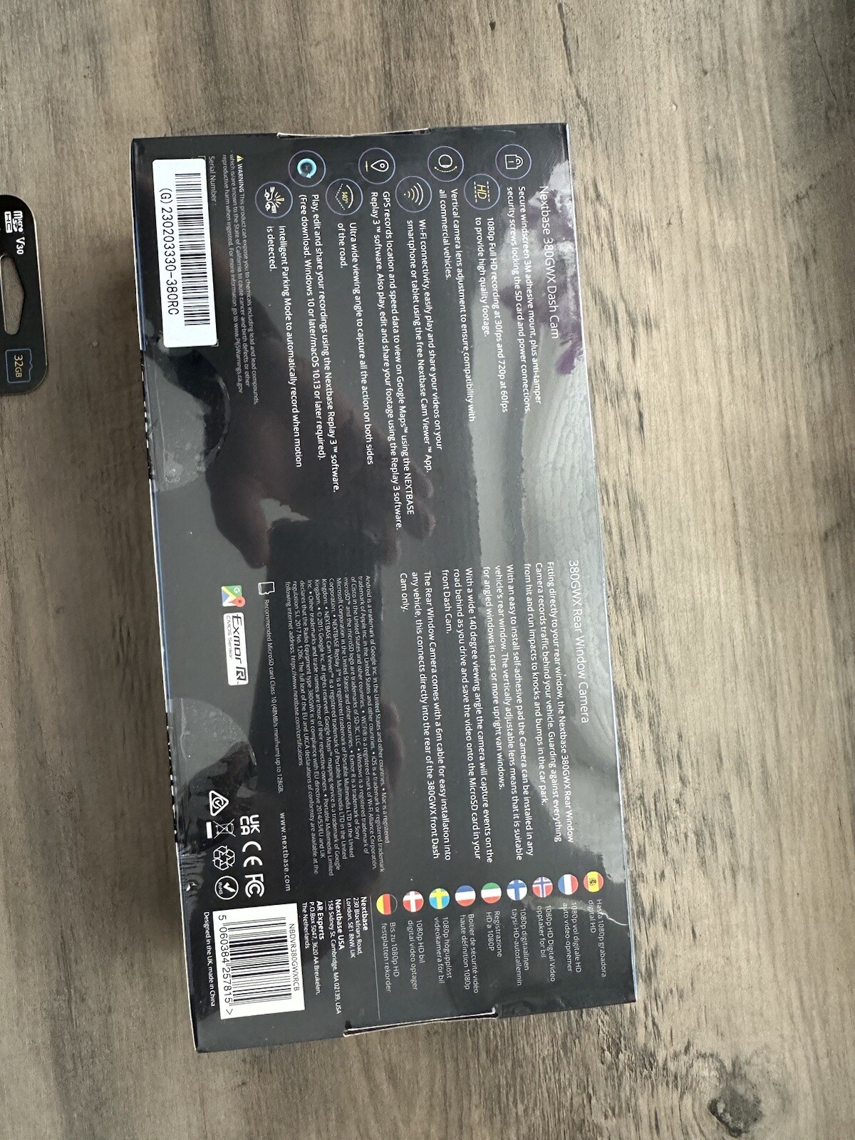 NEXTBASE 380GWX Full HD Dash Cam - Black for sale online | eBay