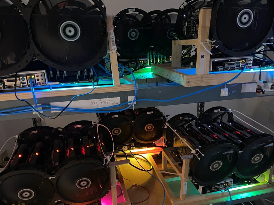 Crypto Mining Rigs Fully Assembled with Strix Radeon RX 570 4g Graphic ...