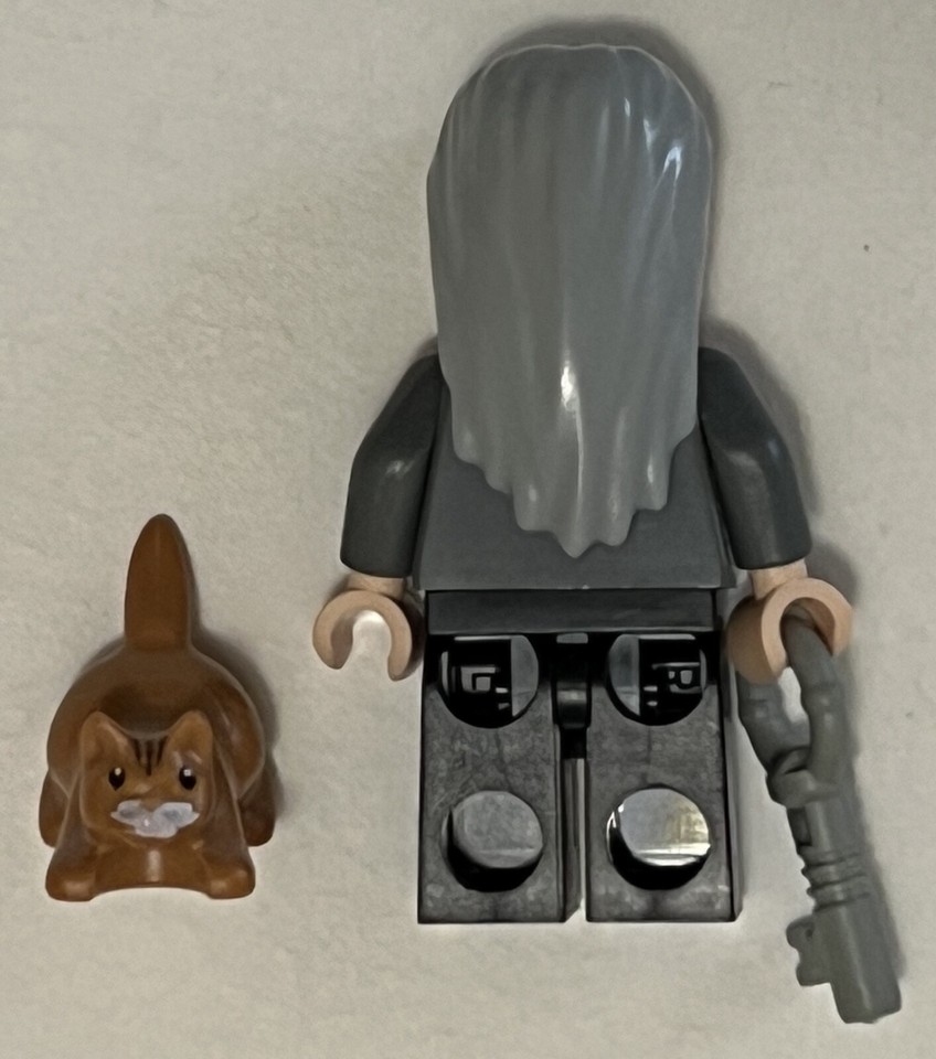 LEGO Harry Potter Minifigure hp097 ARGUS FILCH with Mrs. Norris from ...