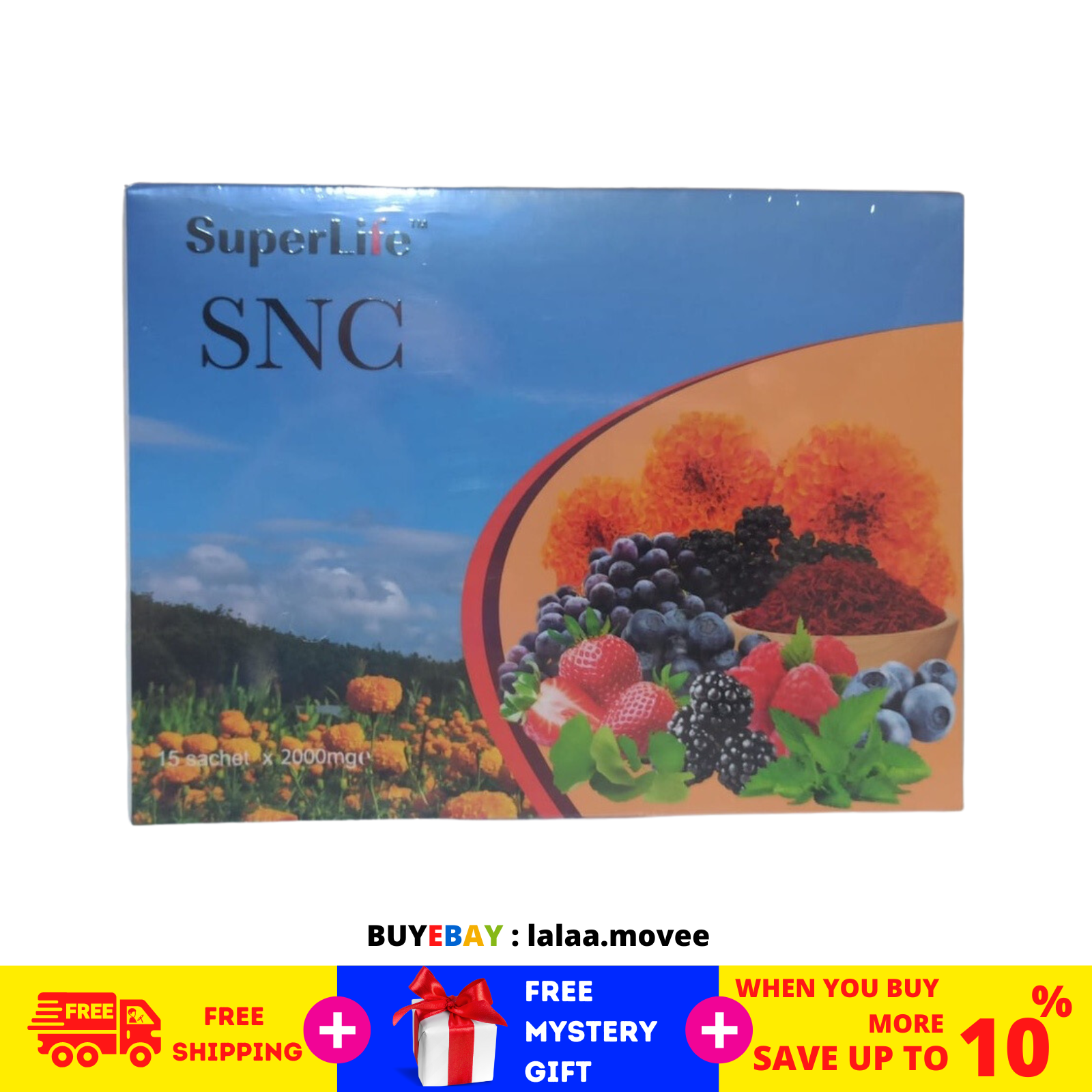 1 Box SUPERLIFE SNC Neuron Care Eye Restore Vision Cognitive Function ...