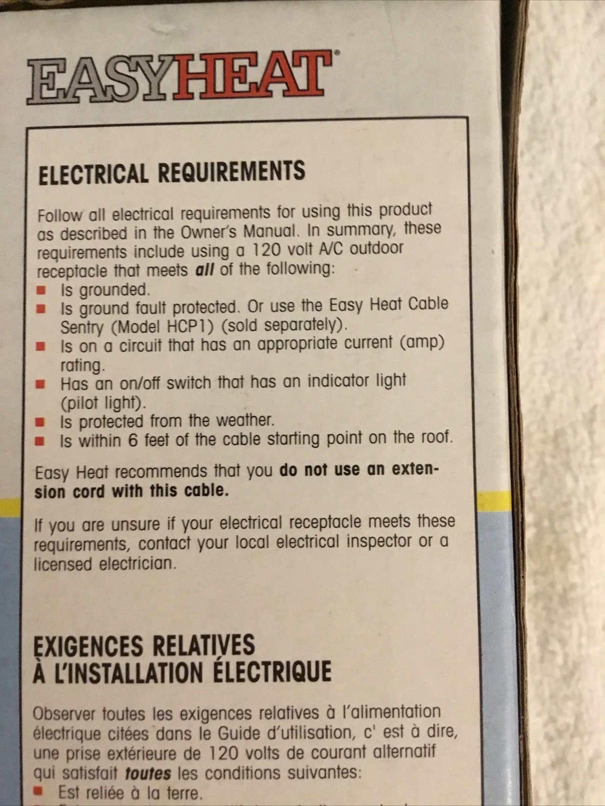 Roof Gutter De-Icing Kit ADKS Easy Heat 30 Ft 120 Volt | eBay
