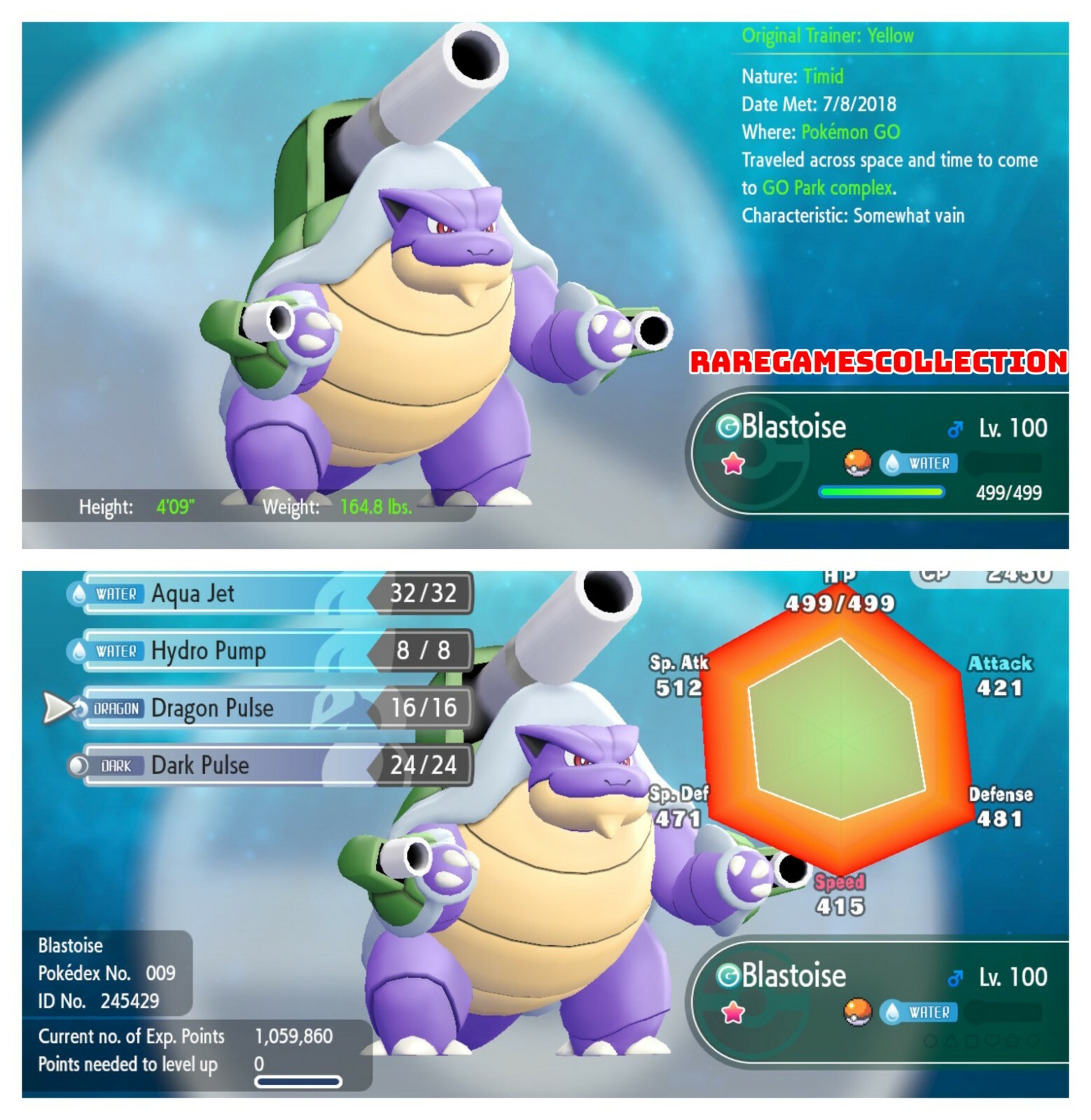Mega Blastoise Shiny