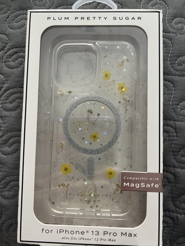 Plum Pretty Sugar Phone Case for iPhone 12 13 Pro Max purple Floral ...