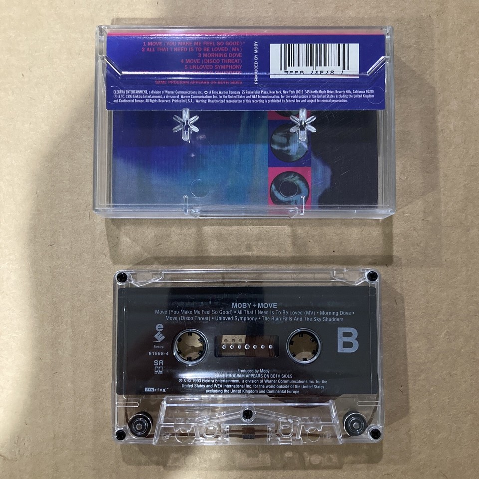 Moby, Move - 1993 CASSETTE - TESTED 75596156844| eBay