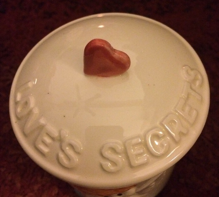 Enesco Love's Secret Jar Container from 1978 E-1021 | eBay