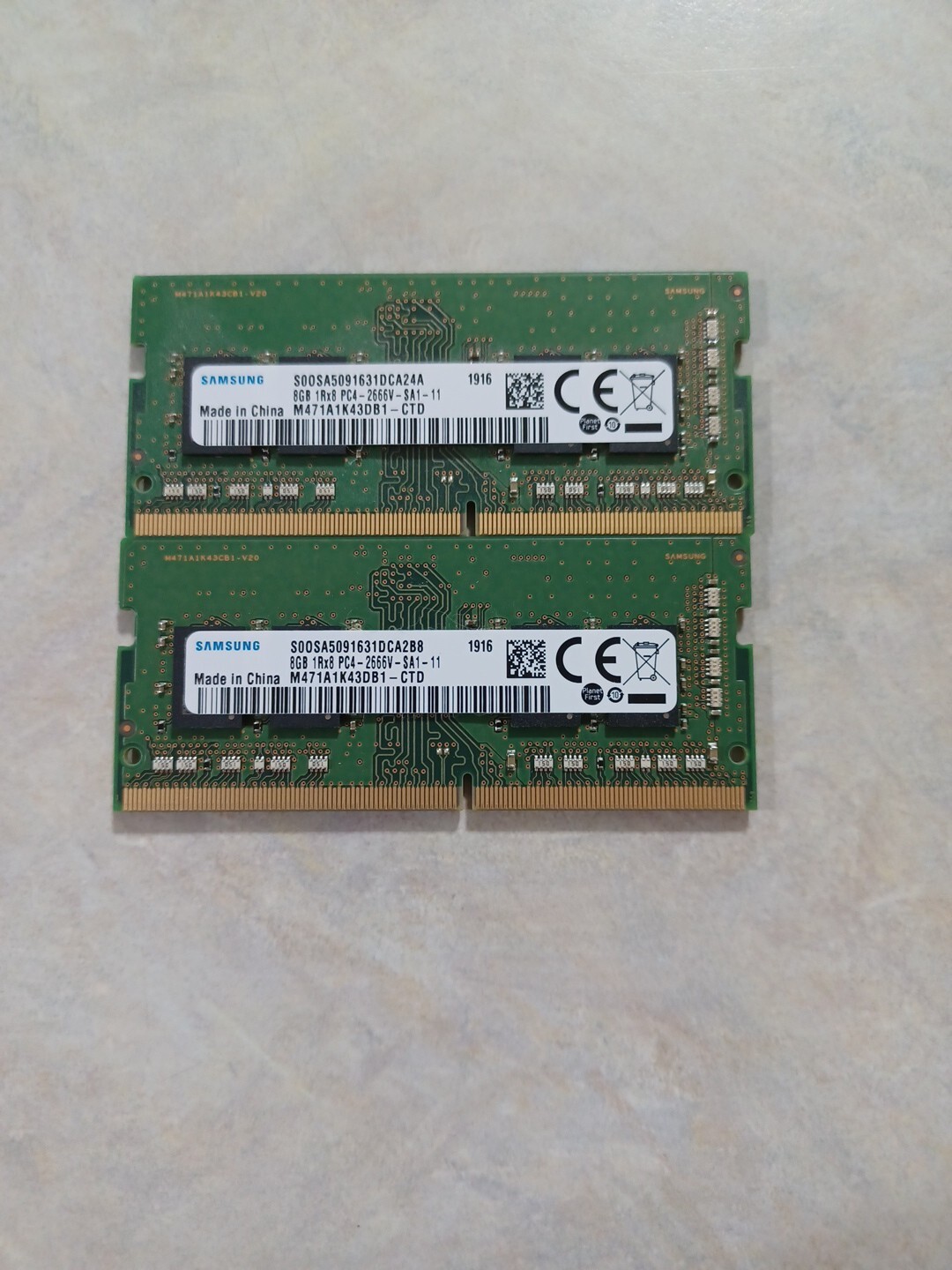 Samsung 16GB (8x2R) PC4-25600 DDR4 Memory (M471A2K43DB1-CWE) | eBay
