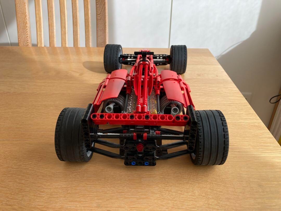 LEGO LACERS 8386 FERRARI F1 RACER 1:10 Fully Assembled Complete Model ...