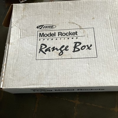 Vtg Estes Model Rocketry Range Operations Box Rocket Kit | eBay