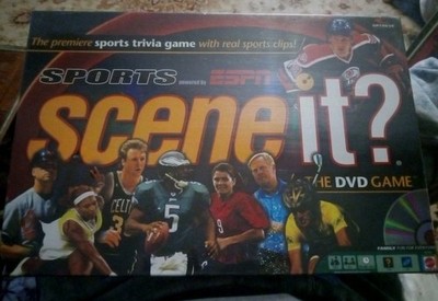 Scene It ESPN Sports Ed. NFL NBA MLB NHL DVD Board Game Brand New Free ...