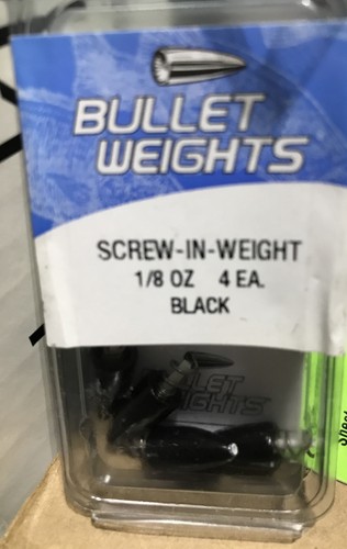 (1) Bullet Weights Screw In Weight 1/8 Oz | eBay