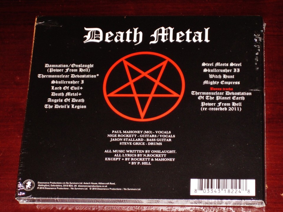 Onslaught: Power From Hell CD 2018 Reissue Dissonance UK DISS0130CDD Digipak NEW 803343182248| eBay