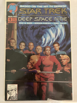 STAR TREK: Deep Space Nine #1 Malibu 1993 Photo Cover SIGNED By RENE AUBERJONOIS | eBay