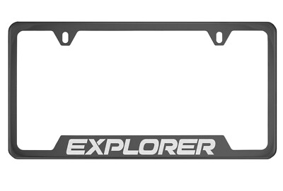 Black Chrome License Plate Frame for Explorer | eBay