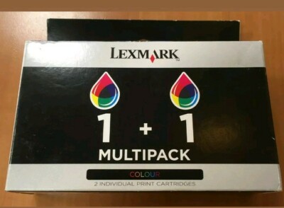 Lexmark 1 x 2 Genuine Tri-Colour 2 Ink Cartridges - Original Lexmark 1 ...