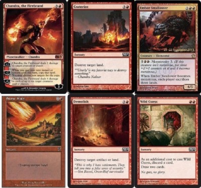 Red Land Destruction Deck - Chandra - Kazuul 60 Cards- Magic The ...