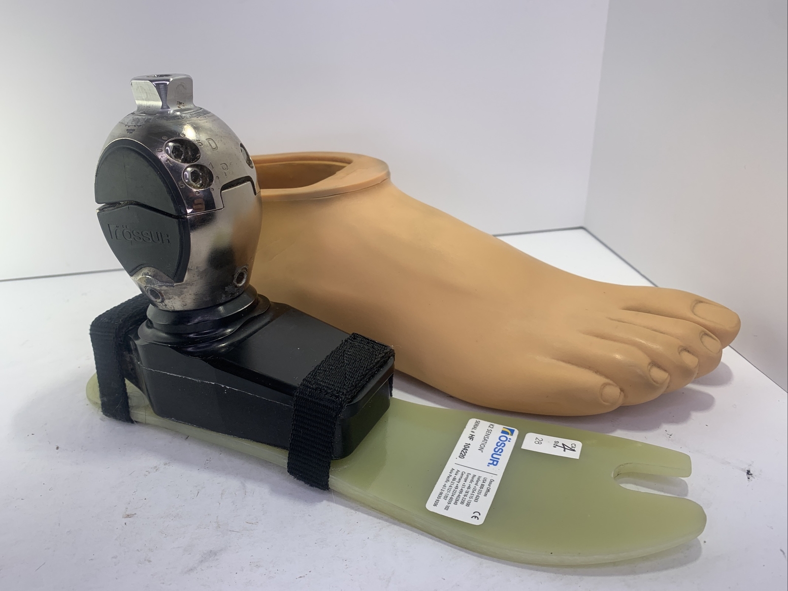 ossur k2 sensation DP Hydraulic ankle prosthetic foot. Size 28 ...