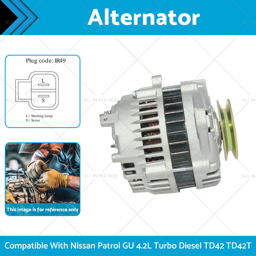 110A Alternator For Nissan Patrol GU Y61 TD42 4.2L TD45 Turbo Diesel ...