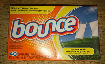 Bounce 40 Sheets/Box Outdoor Fresh 2012 Vintage *Sealed* | eBay