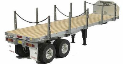 TAMIYA RC 56306 Flatbed Semi-Trailer For Tractor Truck 1:14 Assembly ...
