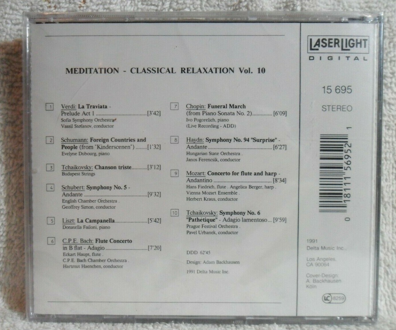 Meditation Classical Relaxation Vol 10 Sealed CD Tchaikovsky Mozart ...