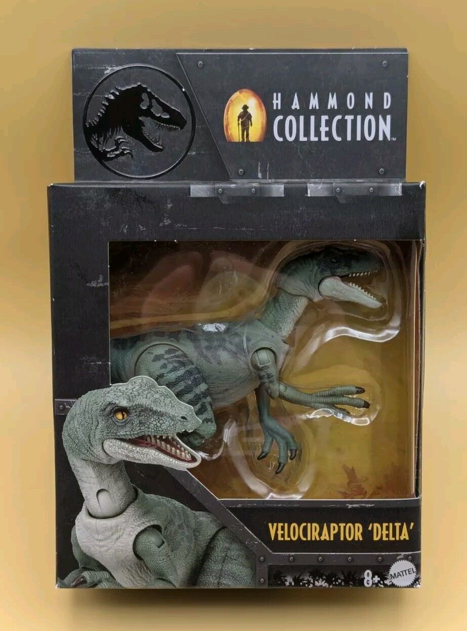 Jurassic World Hammond Collection Velociraptor Delta Action Figure by ...
