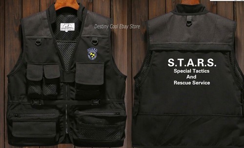 Resident Evil STARS Biohazard Cosplay Costume Jacket Vest Sleeveless ...
