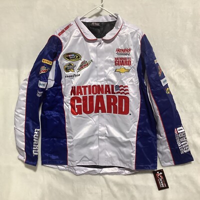 NASCAR Dale Earnhardt Jr Chase Authentics National Guard Jacket Lined ...