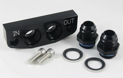 LS3 LS7 LS9 LT1 LT4 LT5 Dry Sump Oil Line Pan Adapter w/ -12 AN ...