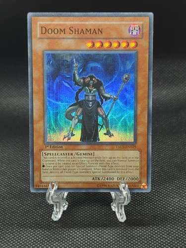 Yugioh Doom Shaman TAEV-EN025 Ultimate Rare 1st Edition Near MINT | eBay